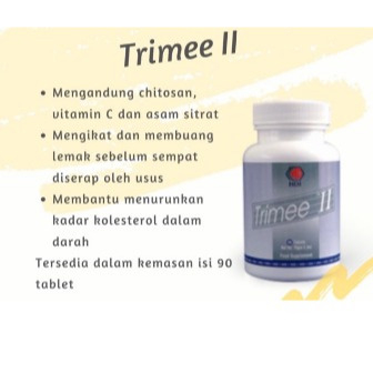 Jual Pelangsing,penurun kolesterol Herbal Trimee II original | Shopee ...