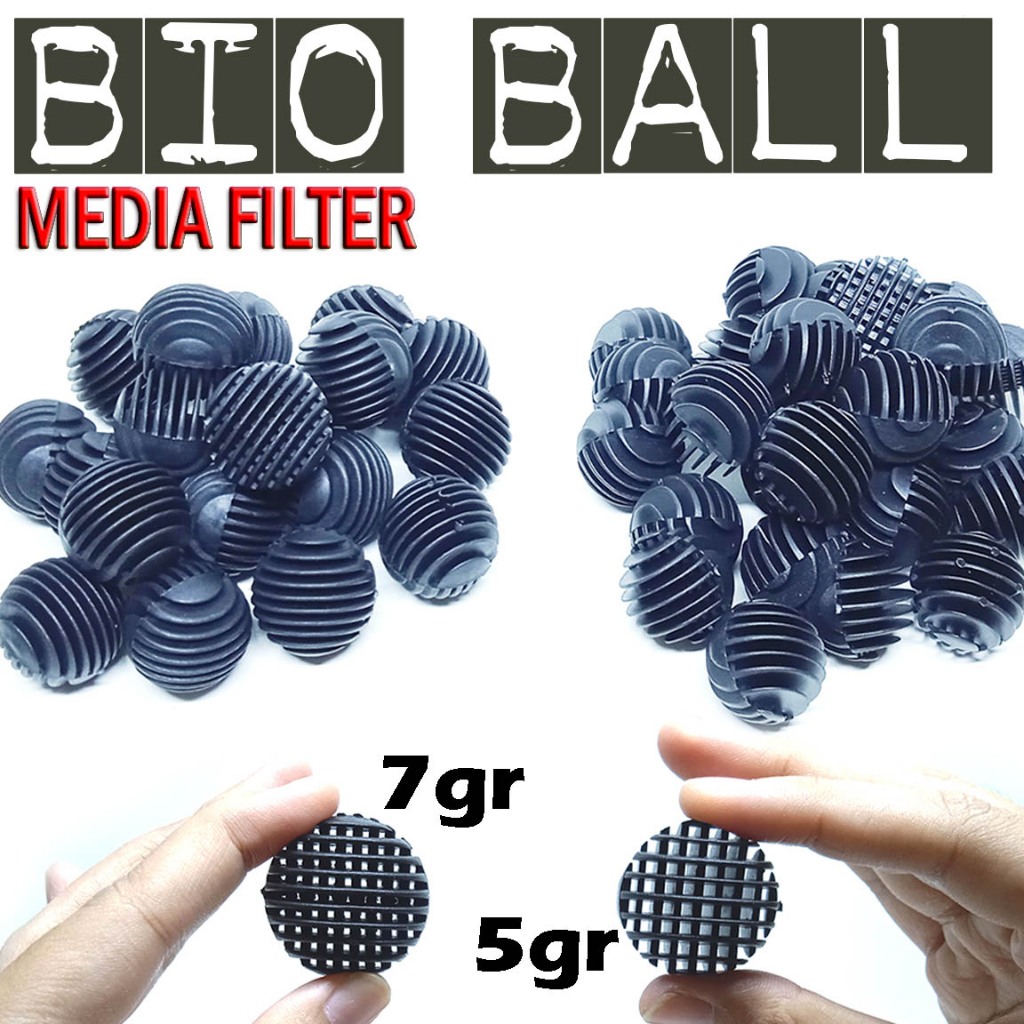 Jual BIOBALL BIO BALL GOLF MODEL BULAT MEDIA FILTER AQUARIUM KOLAM AKUARIUM | Shopee Indonesia