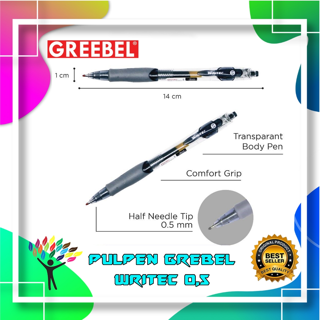 Jual GREEBEL GEL PEN GP-503 WRITEC 0.5 /Pen/Pulpen/gel pen | Shopee ...
