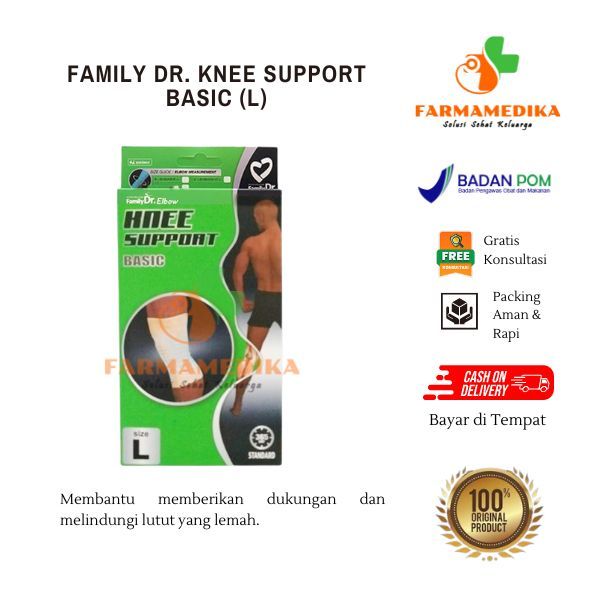 Jual FAMILY DR. KNEE SUPPORT BASIC (L) | Shopee Indonesia