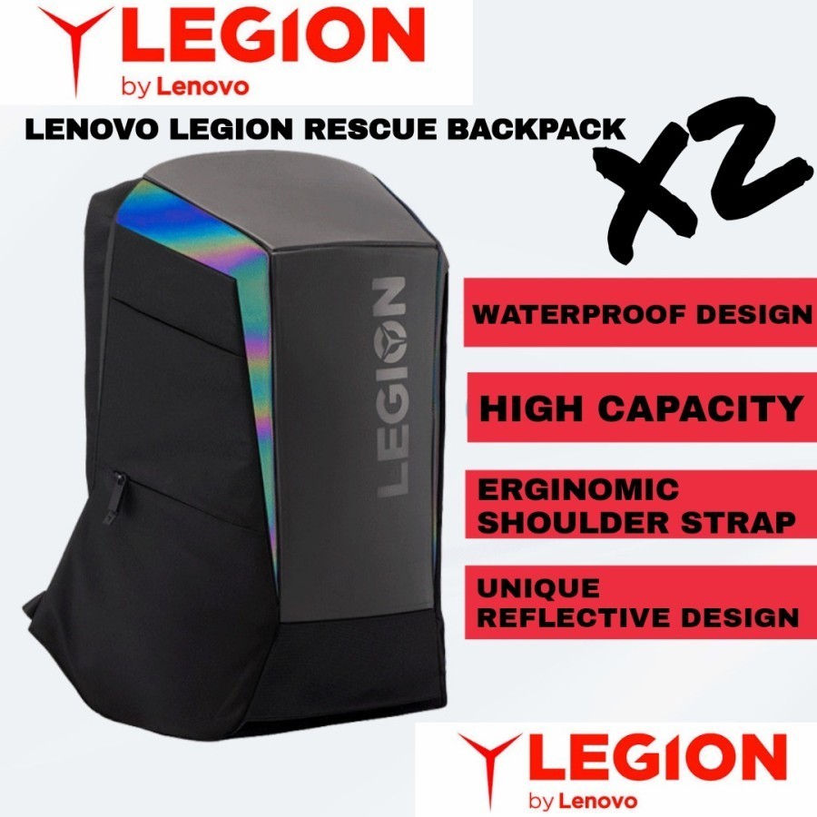 Jual LENOVO LEGION BACKPACK SAVIOR ASSASSIN X2 / TAS SERBA GUNA / TAS ...