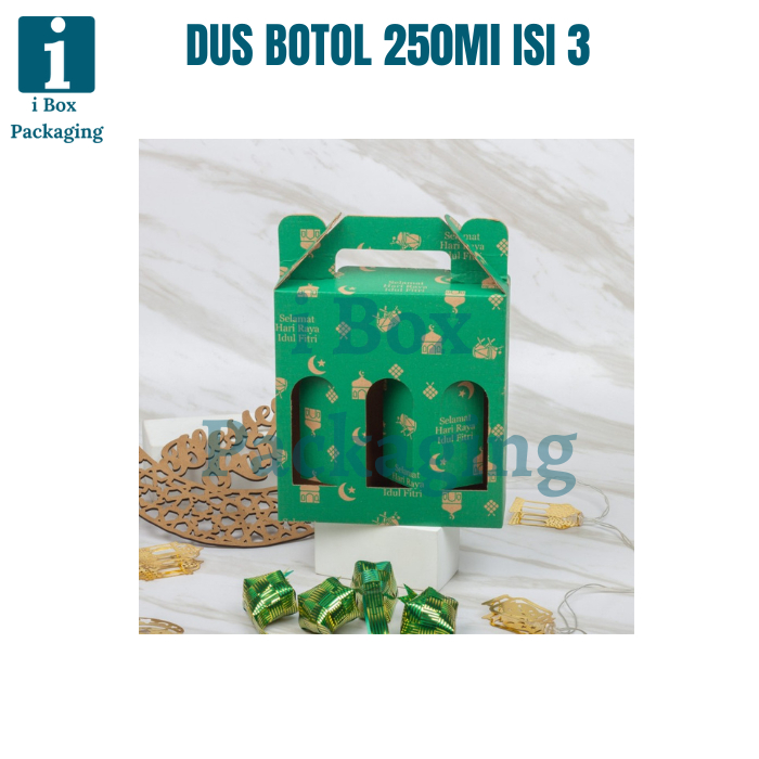 Jual [ 10 pcs ] Kardus Botol Almond Jinjing Dus Botol Kale 250ml Isi 3 ...