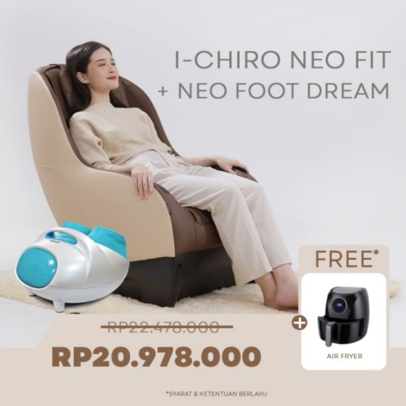 Jual PAKET KURSI PIJAT ALL NEW ICHIRO NEO FIT dan NEO FOOT DREAM ...