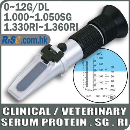 Jual Refractometer Protein 0-12g & Urine 1.000-1.050sg - Refraktometer ...