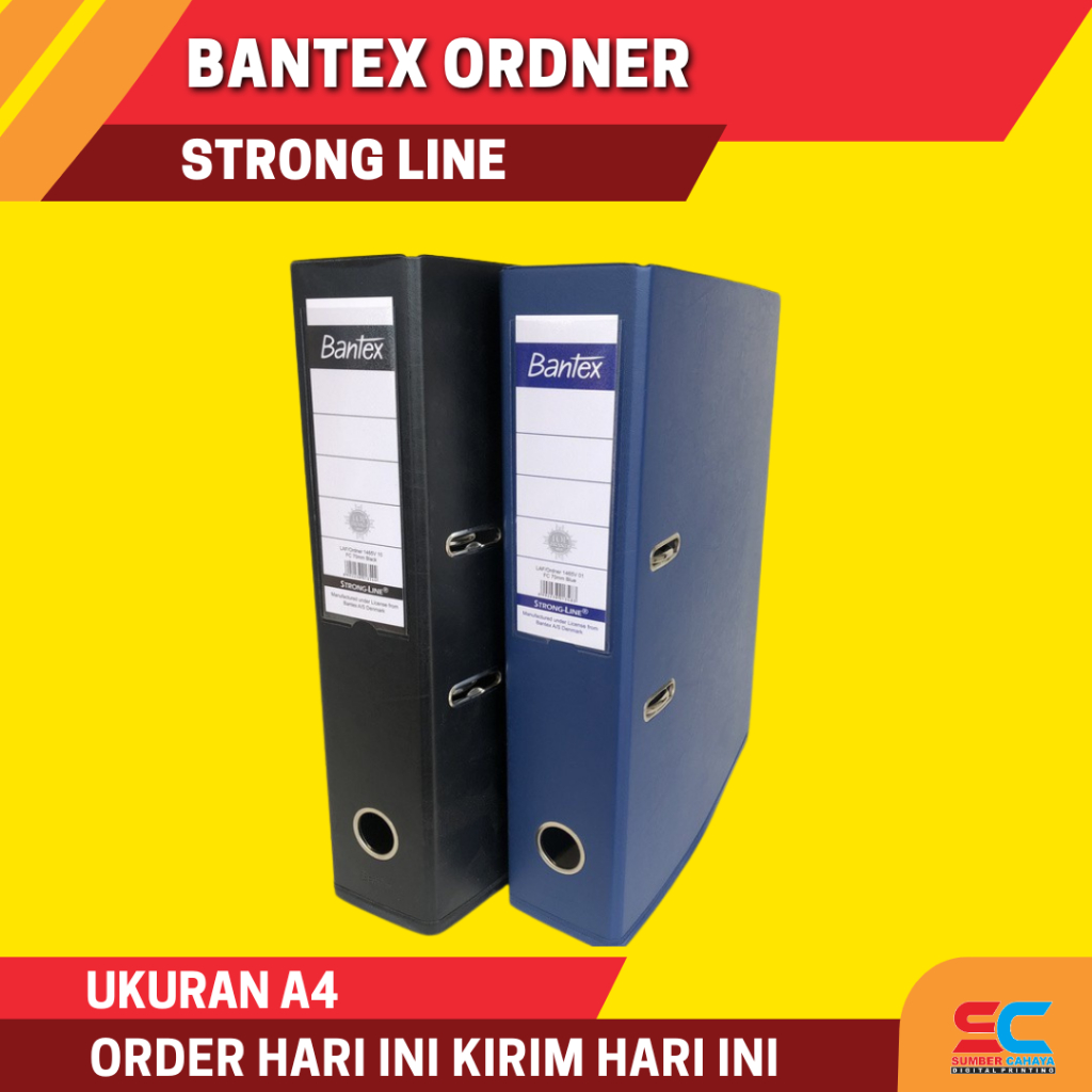 Jual BANTEX ORDNER STRONG LINE UKURAN A4 / ARSIP KANTOR PERUSAHAAN DOKUMEN PENTING | Shopee ...