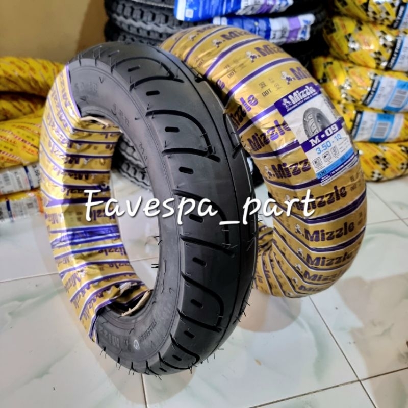Jual BAN MIZZLE RING 10 TUBELESS M-09 3.50 VESPA SPRINT PX EXCEL ...