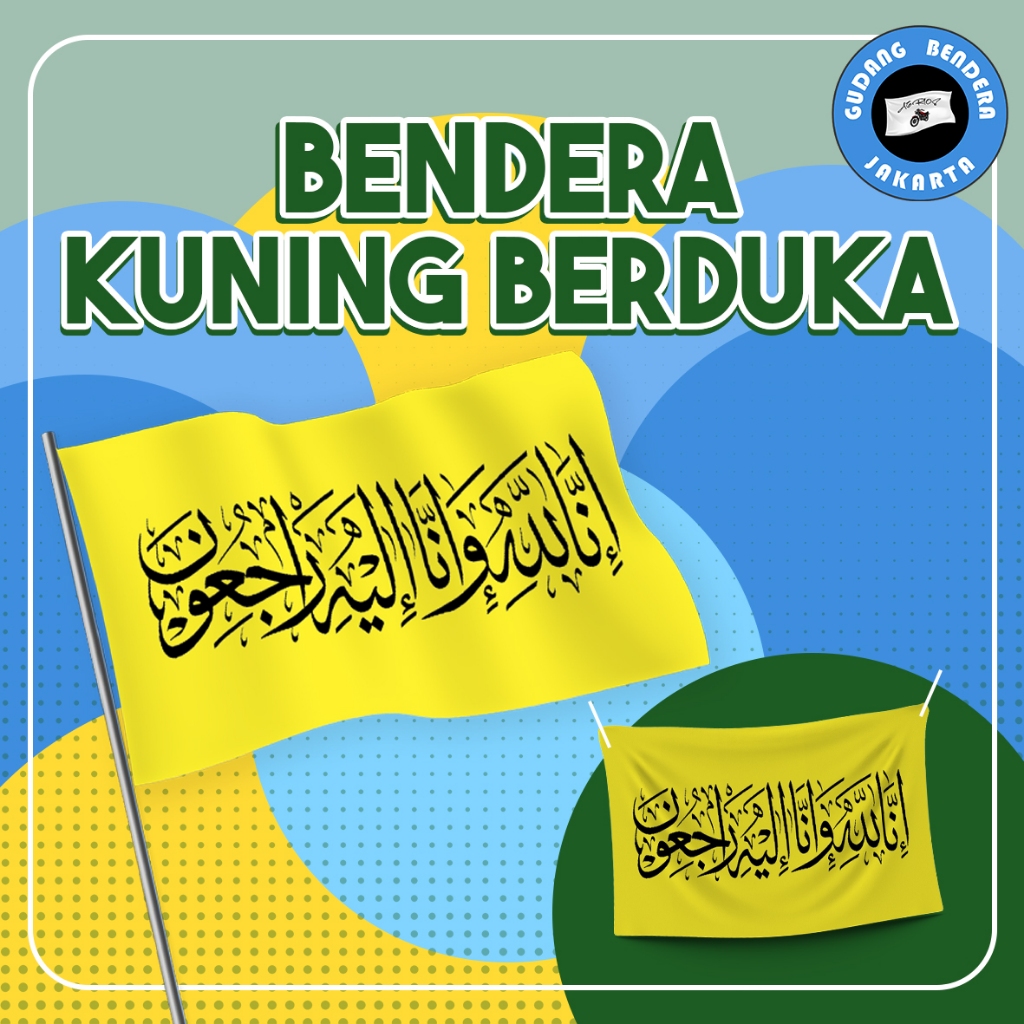Jual BENDERA KUNING BERDUKA TERMURAH KEDUKAAN FULL PRINT | Shopee Indonesia
