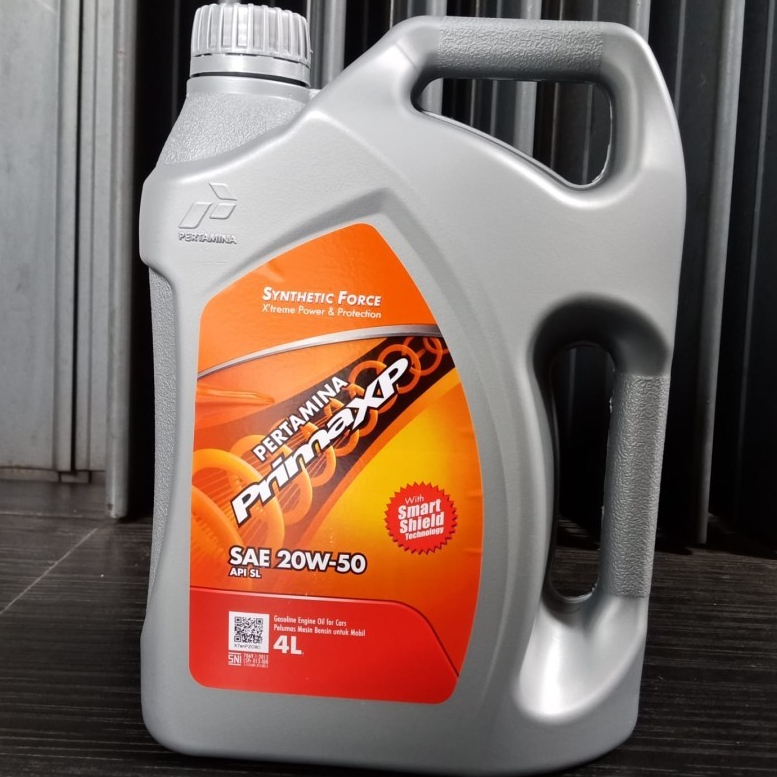 Jual Oli Mobil Prima xp Smart Shield 20w-50 4 Liter | Shopee Indonesia