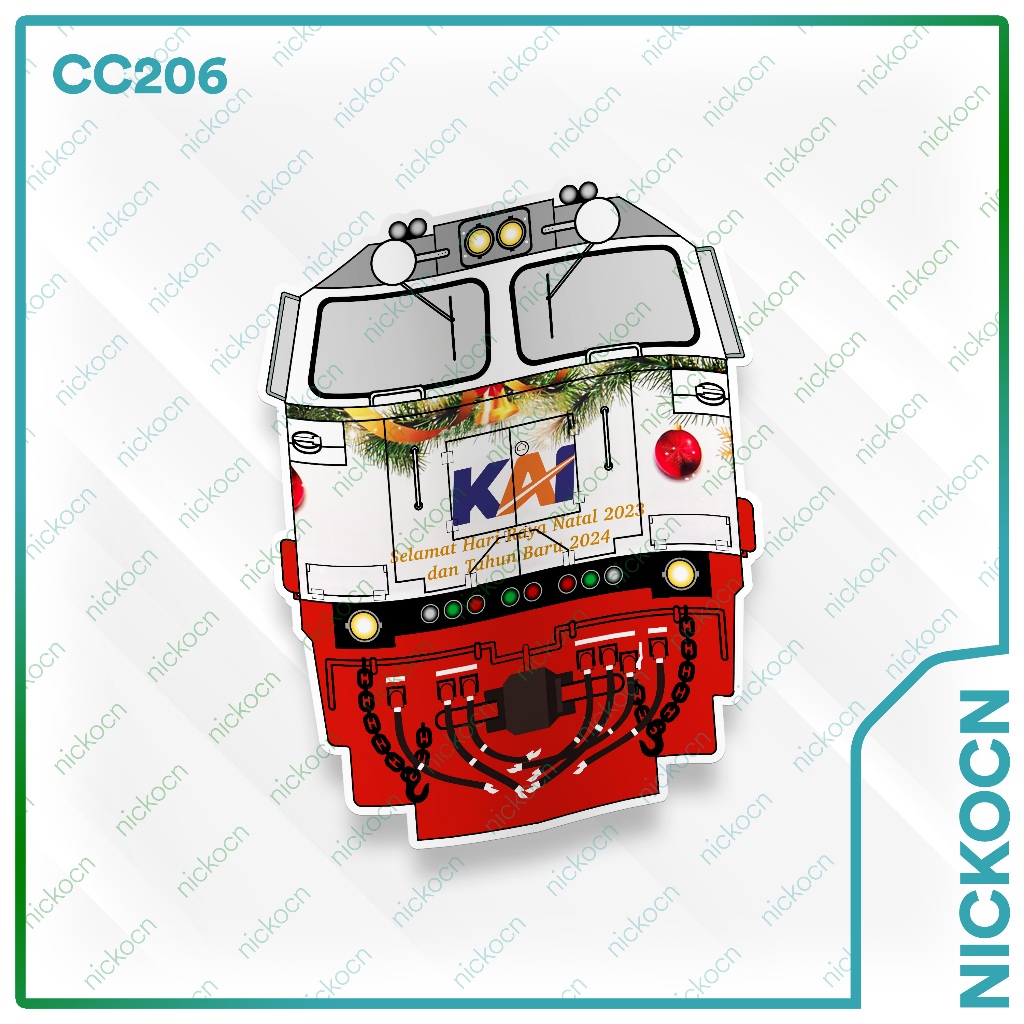 Jual Stiker Lokomotif CC206 | Shopee Indonesia