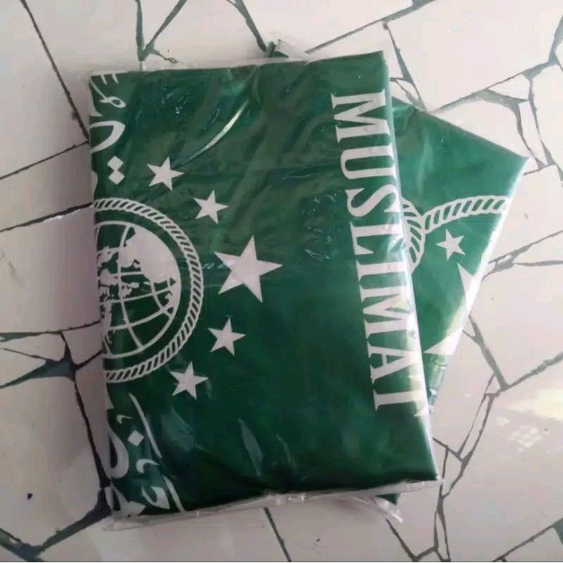 Jual Bendera Muslimat NU Bendera NU Muslimat 20 Biji Ukuran 60x90cm ...
