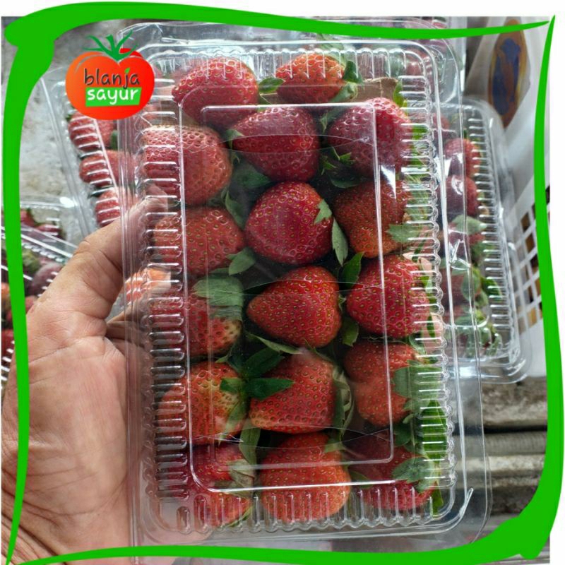 Jual Buah Strawberry Fresh/Pack 200gr | Shopee Indonesia