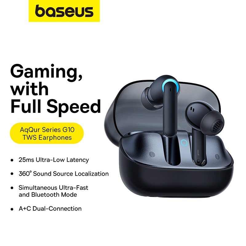 Jual Baseus AeQur G10 Gaming Bluetooth / Wireless Headset Dongle 2.4GHz ...