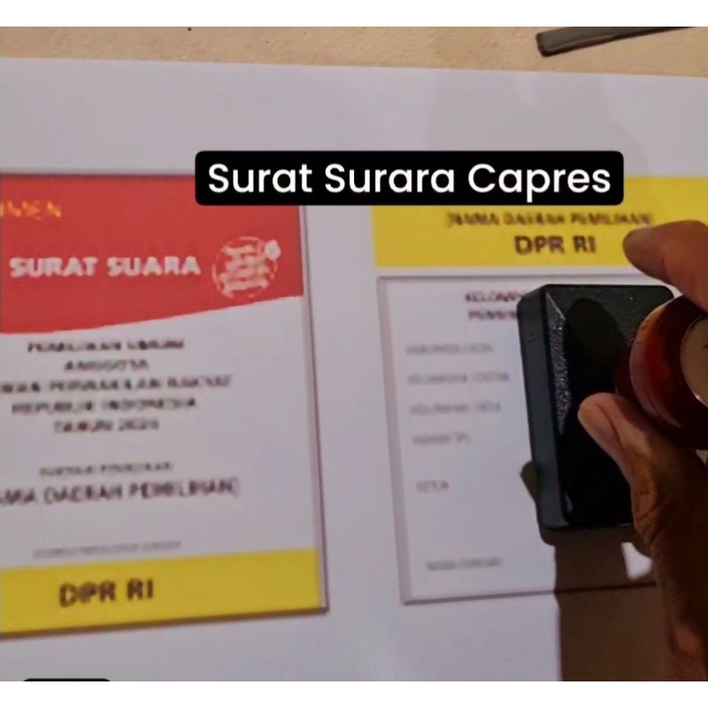 Jual Stempel KPPS Pemilu | Shopee Indonesia