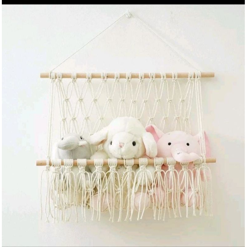 Jual macrame hiasan dinding tempat boneka | Shopee Indonesia
