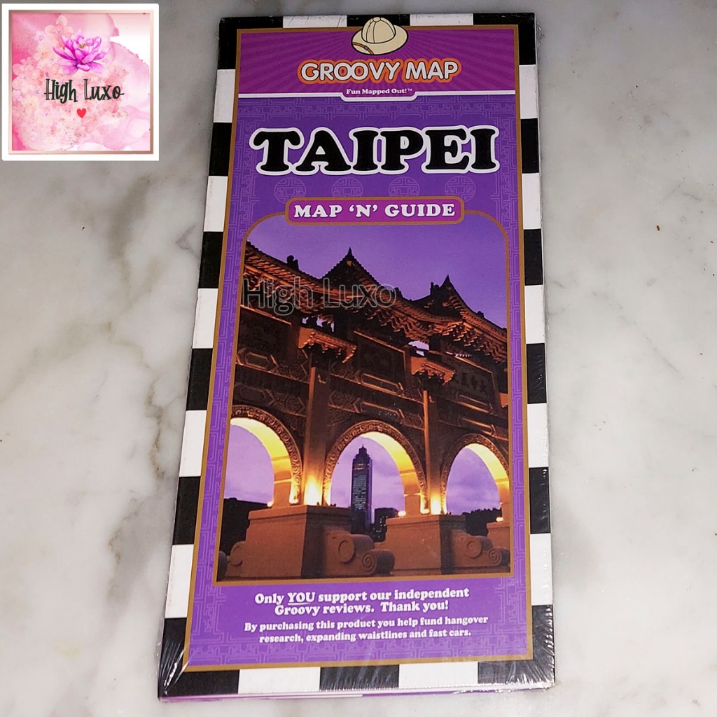 Jual Peta Groovy Map n Guide Taipei ENGLISH Impor Import Original Authentic TAIWAN ASIA Best ...