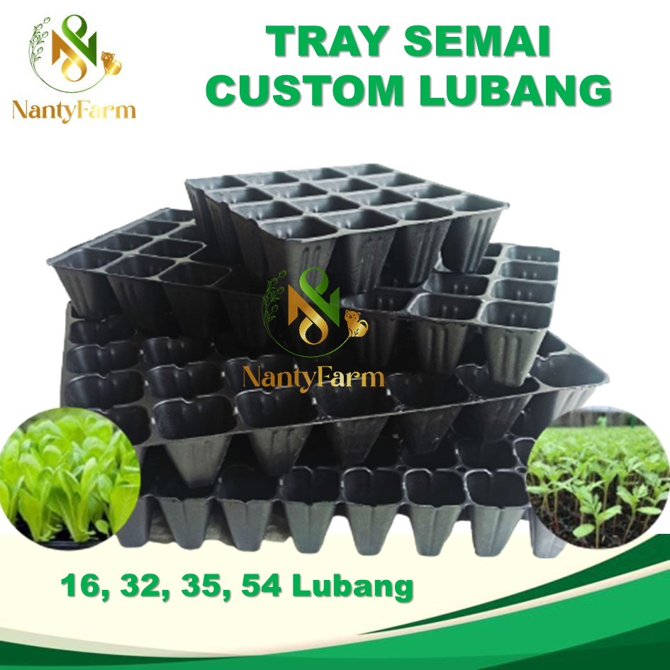 Jual Tray Semai Trai Semai Custom Potray Wadah Semai Skala Hobi ...