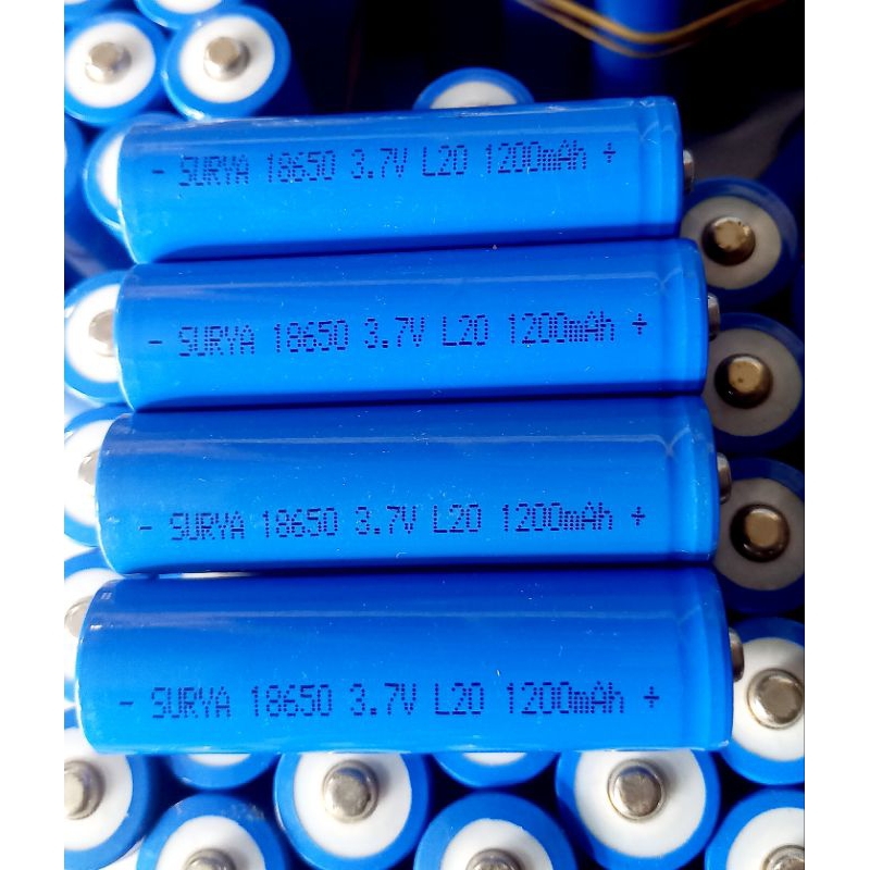Jual batre on 18650 1200 mAh | Shopee Indonesia