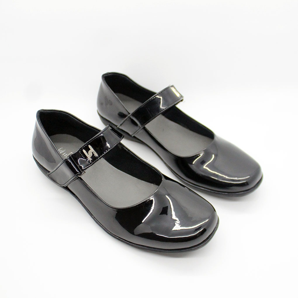 Jual sepatu pantofel wanita kulit Sepatu Pantofel Wanita Hitam Hak 3 Cm ...