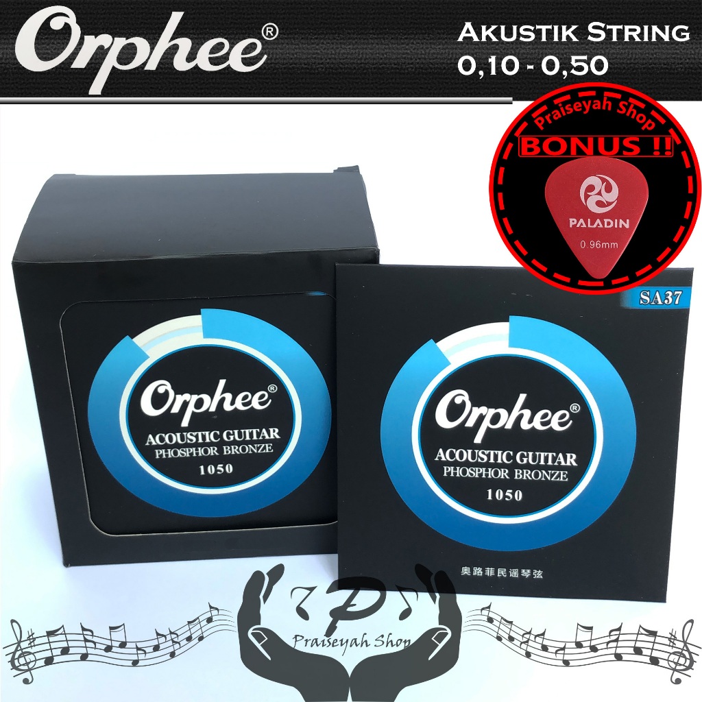 Jual Senar Gitar Akustik String 0,10 Orphee SA37 Phosphor Copper SA 37 ...