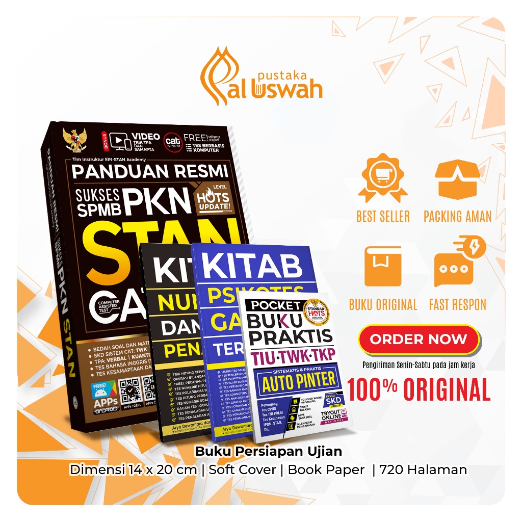 Jual BUKU PANDUAN RESMI SUKSES USM PKN STAN 2023 + BONUS TERLENGKAP ...