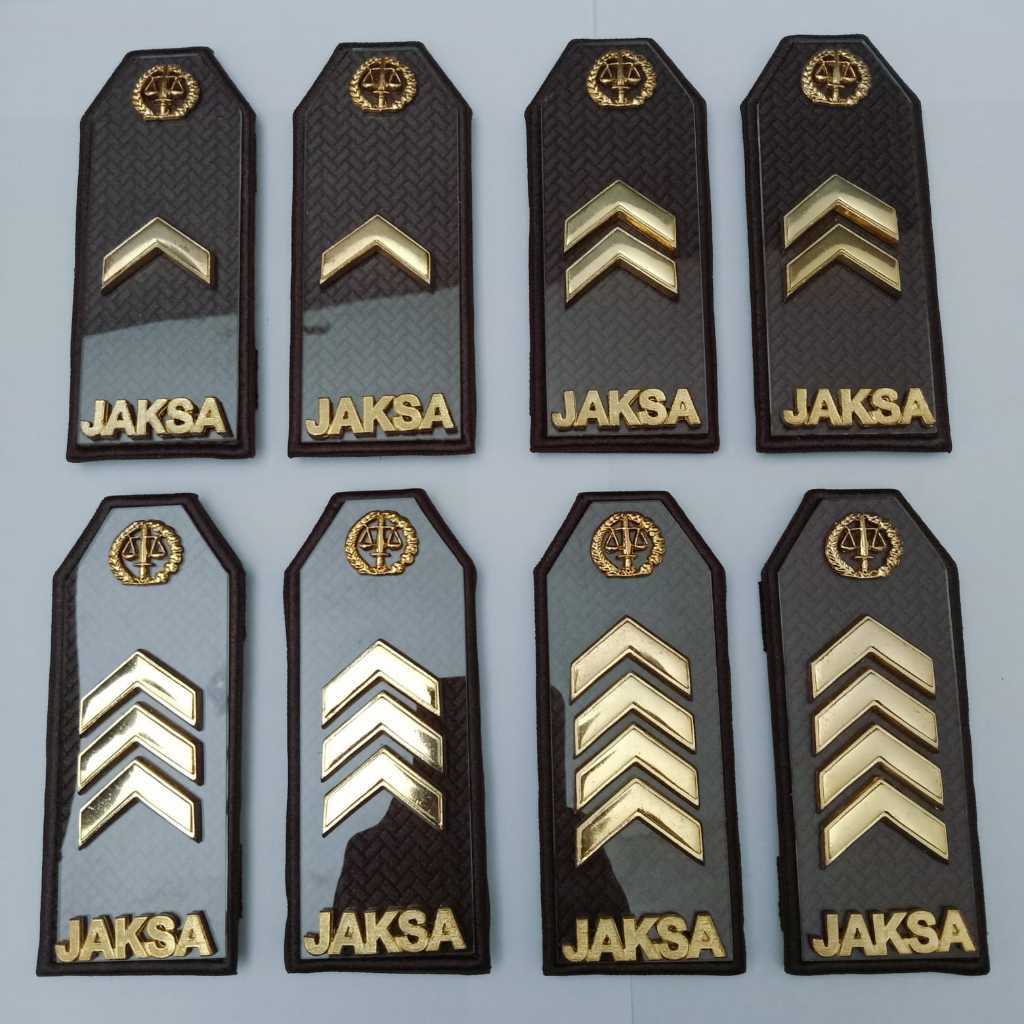 Jual PANGKAT PDU 2A-2D LOGAM JAKSA / PANGKAT KEJAKSAAN / ATRIBUT ...