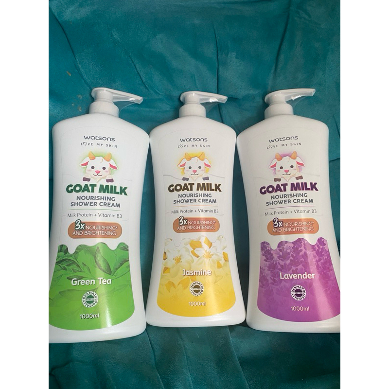 Jual Watsons Brightening Goat Milk Shower Cream | Shopee Indonesia