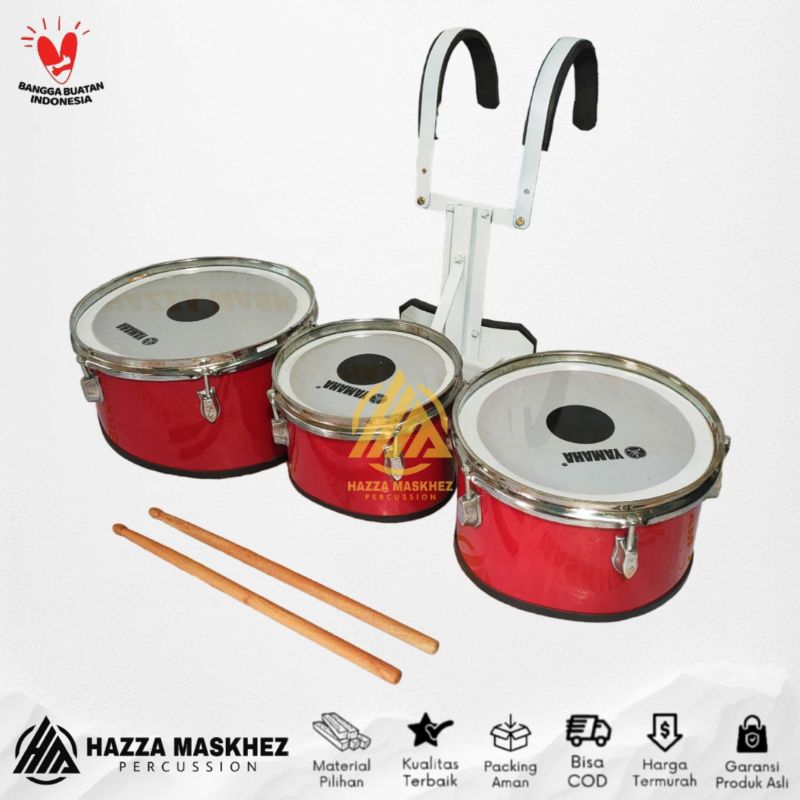 Jual Trio Tom Drumband Marching Band TK SD SMP SMA - Bisa Request Warna ...