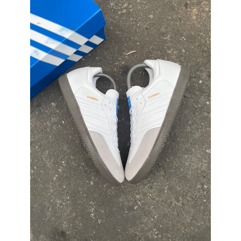 Jual Adidas Samba Full White | Shopee Indonesia
