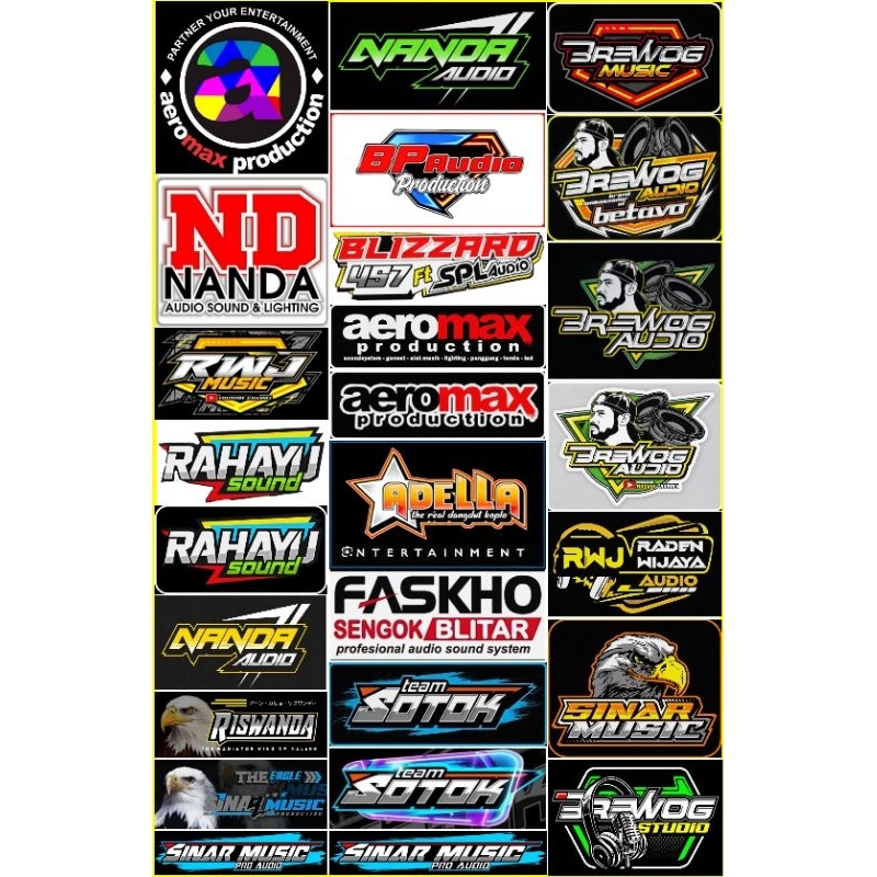 Jual Stiker Sound Brewog Bahan Cromo(mudah sobek)ukuran 20x30cm | Shopee Indonesia