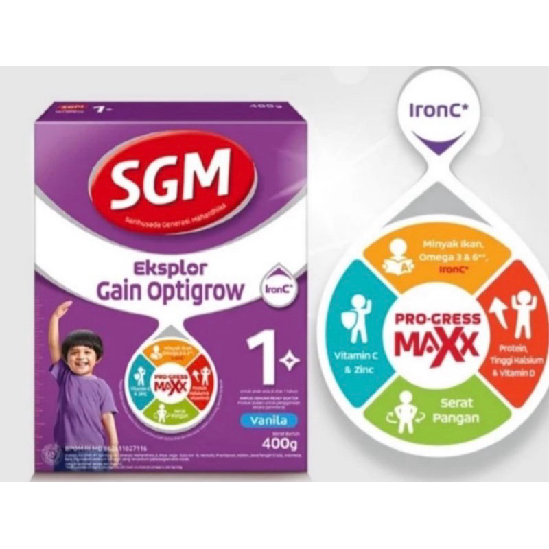 Jual SGM Eksplor Gain Optigrow (400g) | Shopee Indonesia