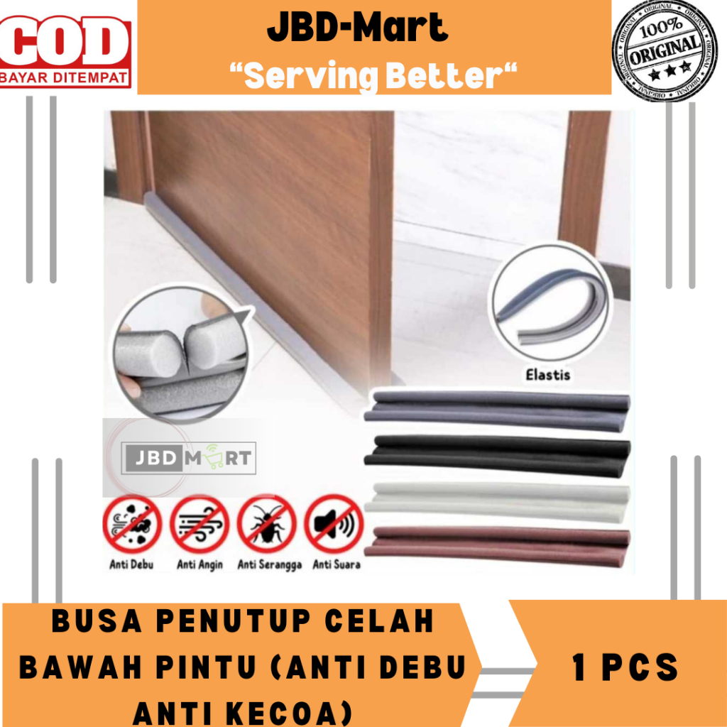 Jual Busa Penutup Celah Bawah Pintu Anti Debu Anti Kecoa (100cm ...