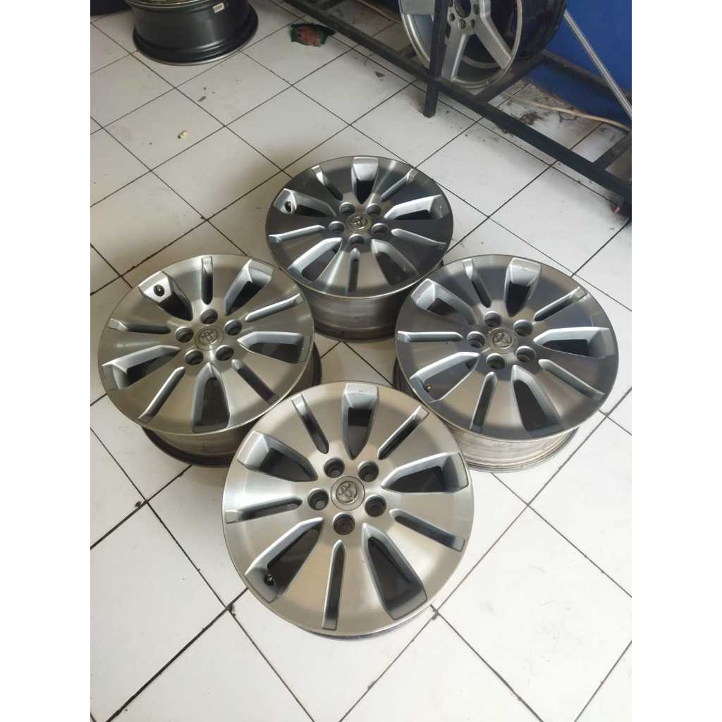 Jual velg mobil second ALPHARD ring 17 hole 5x114,3 buat rush terios ...