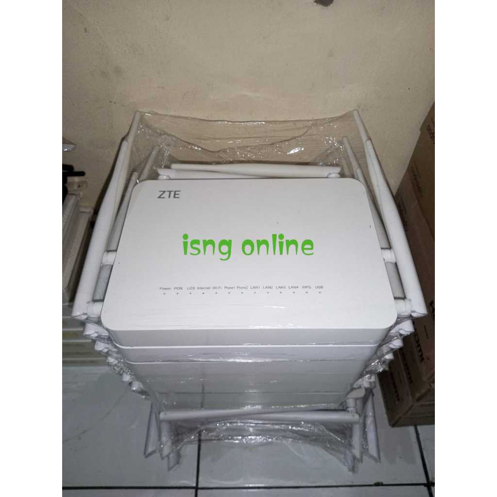 Jual Router ONT GPON ZTE F670 Fiberhome Premium 3 antena & 6 antena ...
