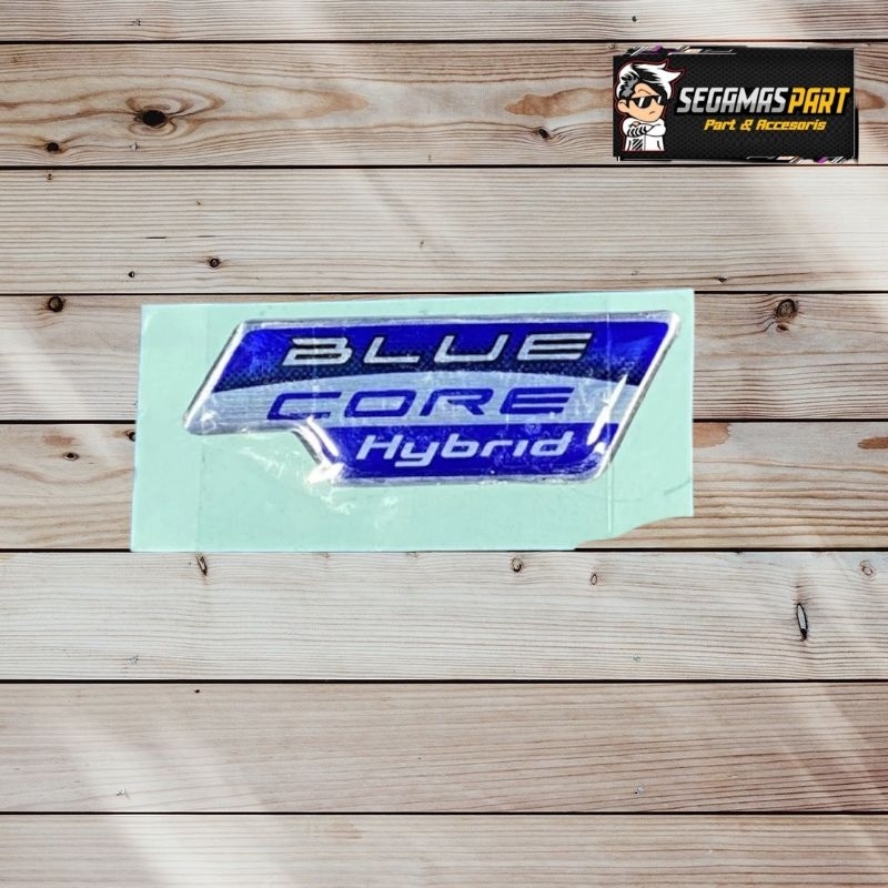 Jual Stiker Emblem Yamaha Bluecore Hybrid | Shopee Indonesia