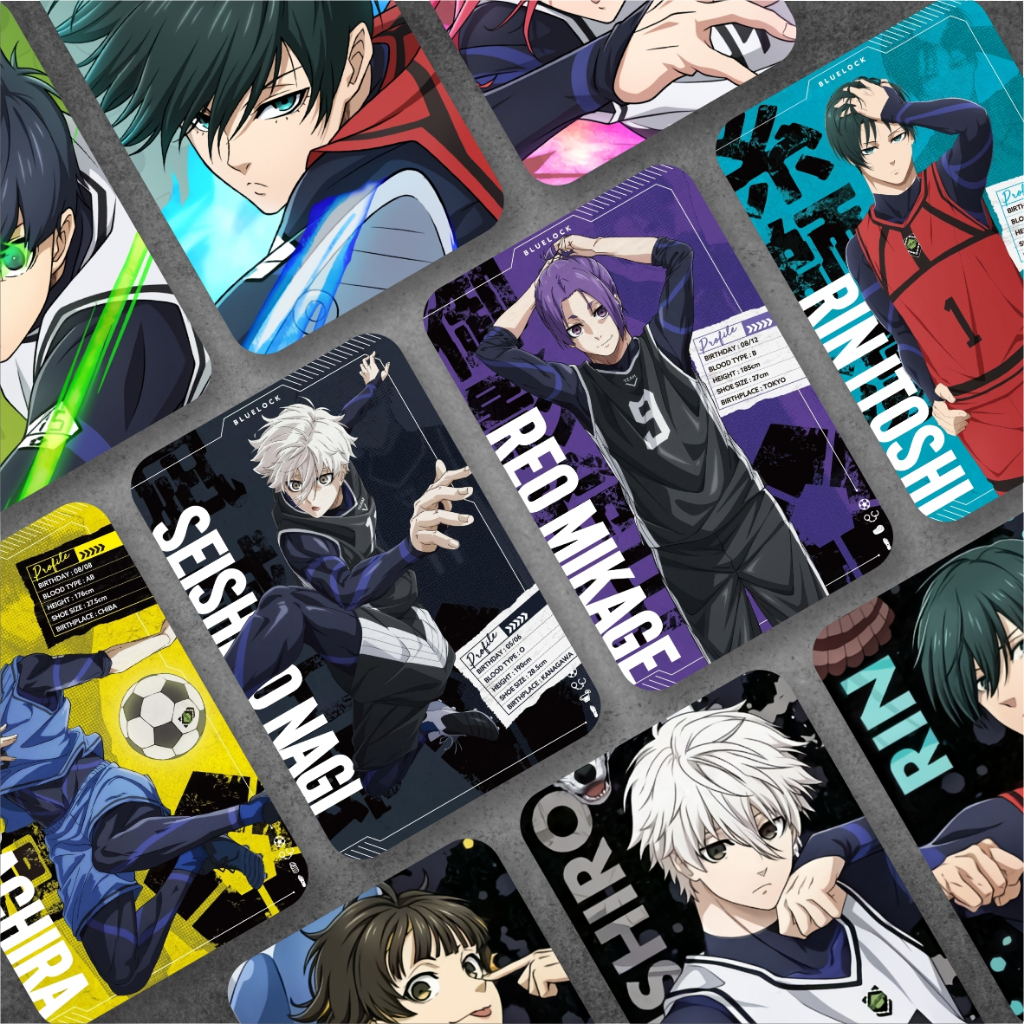 Jual Koleksi Photocard Anime Blue Lock A - Isagi Bachira Chigiri Nagi ...
