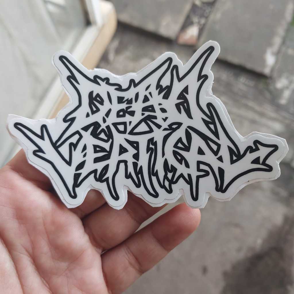 Jual Stiker DEAD VERTICAL - Sticker Logo Band Death Metal - Stiker ...