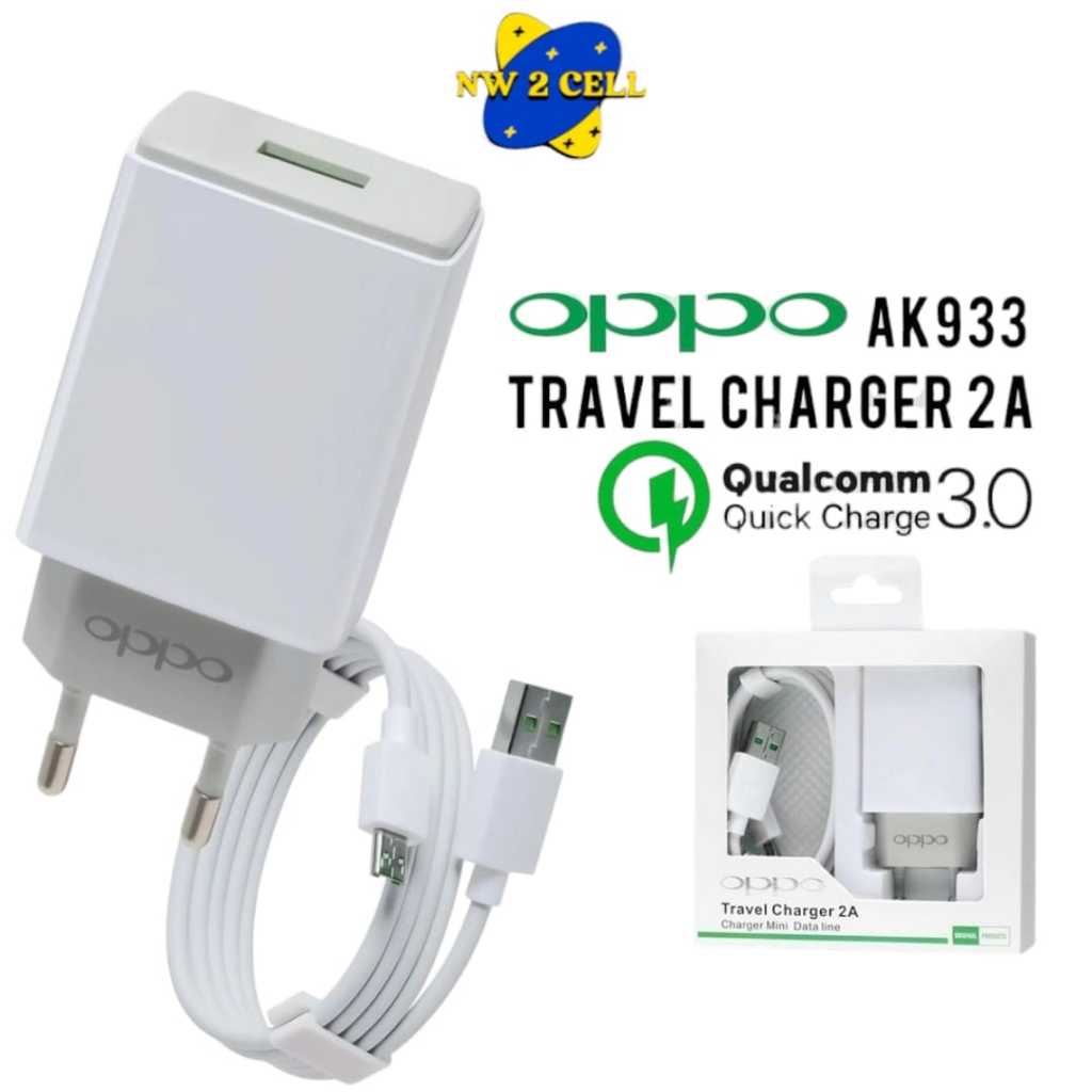 Jual Charger Oppo Original AK933 A12, A15, A3S, A5S, A1K, A7, A31, A71 ...