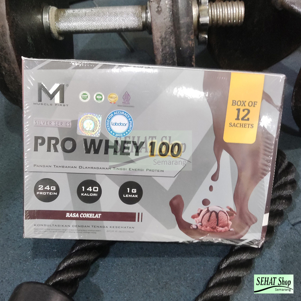 Jual M1 Pro Whey 100 Box Sachet MUSCLE FIRST - Whey Protein Suplemen ...