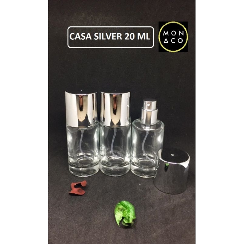 Jual BOTOL CASA SILVER 20 ML - ( DRAT / ULIR ) | Shopee Indonesia