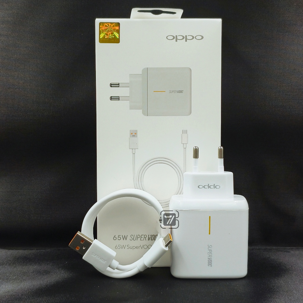 Jual Charger Oppo 65 Watt Type C Super VOOC Original 100% Reno 5 6 7 ...