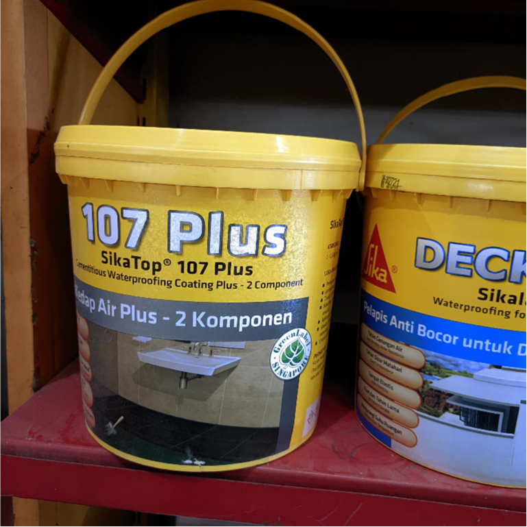 Jual Pelapis Anti Bocor Kedap Air SIKATOP 107 PLUS 2 KOMPONEN 4 Kg ...