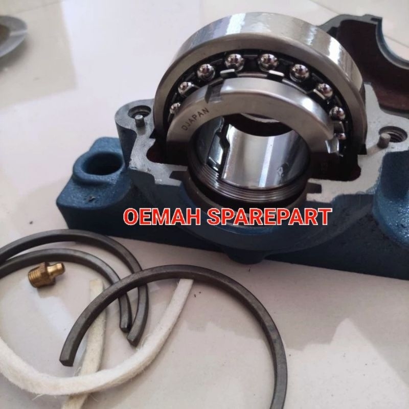 Jual PLUMMER BLOCK HOUSING SN509 KOMPLIT + ADAPTER SLEAVE + BEARING AS40 AS 40MM | Shopee Indonesia