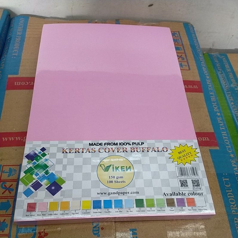 Jual Kertas Karton Buffalo Viken 150 Gr Folio (100 pcs) | Shopee Indonesia
