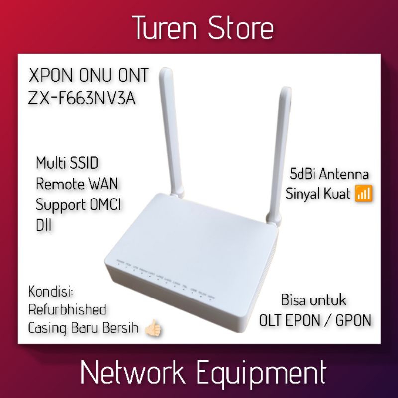 Jual FTTH ONU ONT XPON F663NV3A bisa untuk OLT EPON atau GPON | Shopee ...