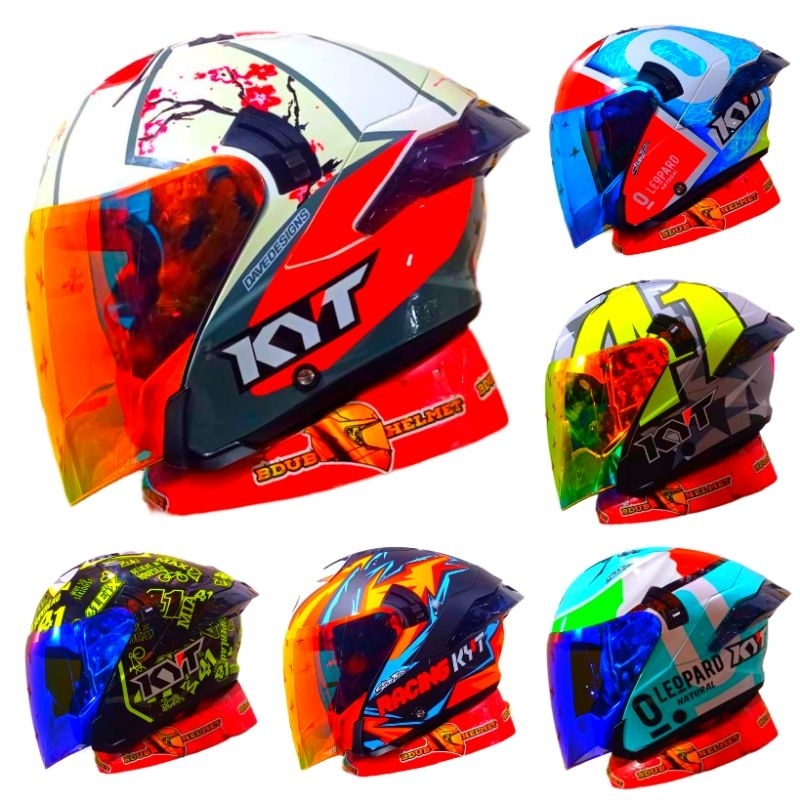 Jual Helm kyt nfj motif espagaro 2019 paket ganteng 100% original SNI ...