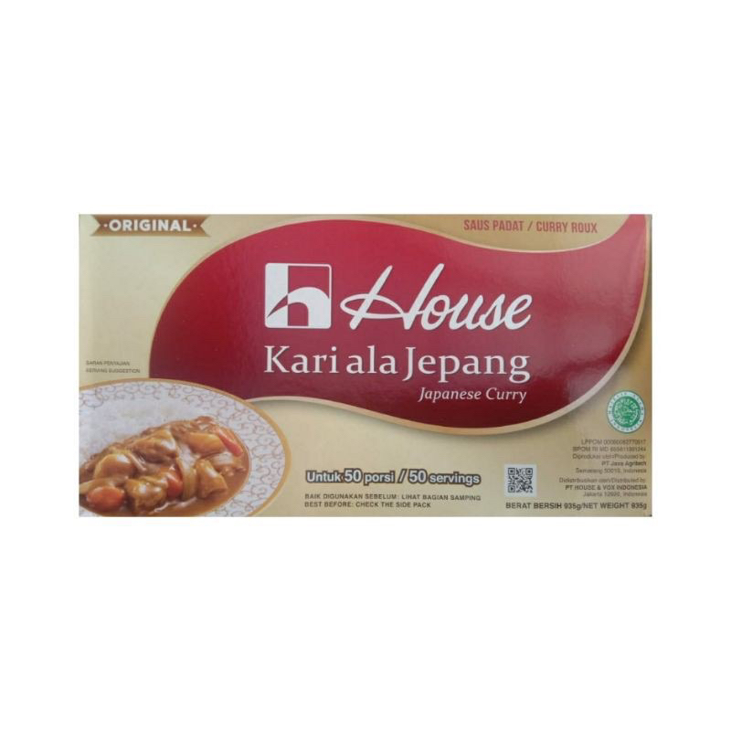 Jual House Curry Bumbu Kari Saos Paste JEPANG 1kg (Bisa untuk 50 porsi ...