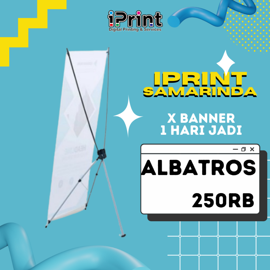 Jual X Banner | Cetak X Banner | Print X Banner - ALBATROS | Shopee ...