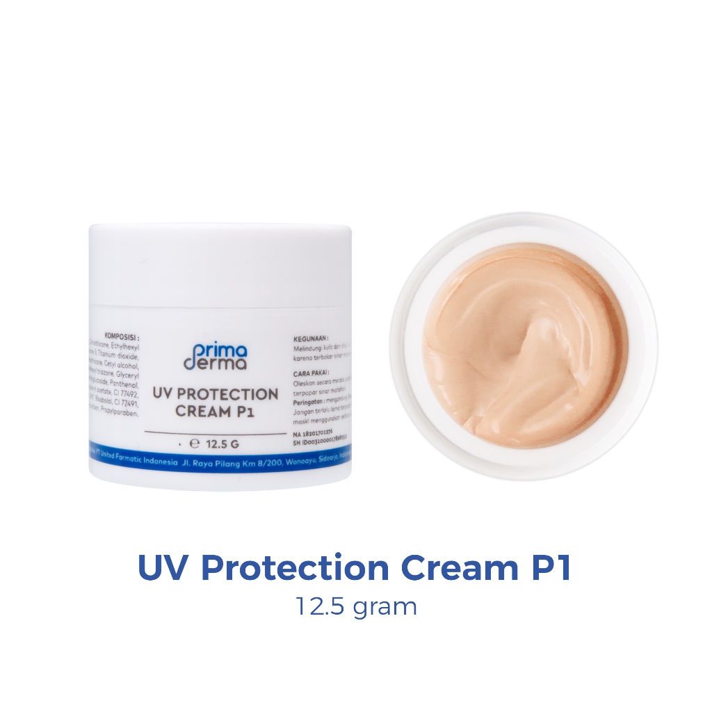 Jual Primaderma (Warna Cream) UV Protection Cream P1 12.5gr - Krim Pagi ...