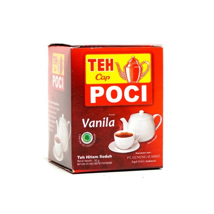 Jual Teh Cap Poci Vanila 50 gr | Shopee Indonesia