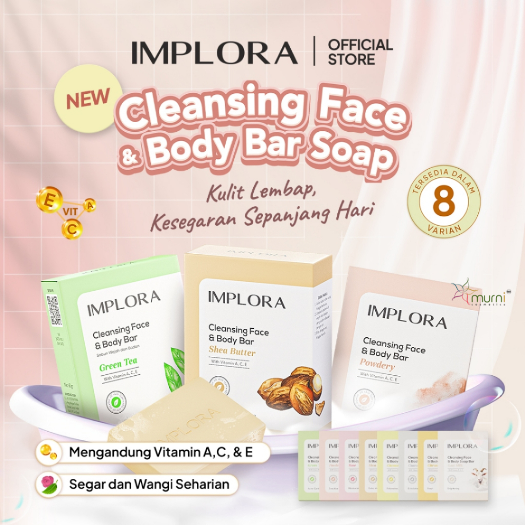 Jual IMPLORA CLEANSING FACE&BODY BAR 60GR | Shopee Indonesia